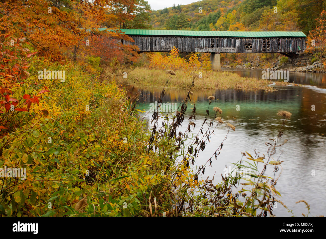 The Scott Covered Bridge in Vermont Stock Photo - Alamy