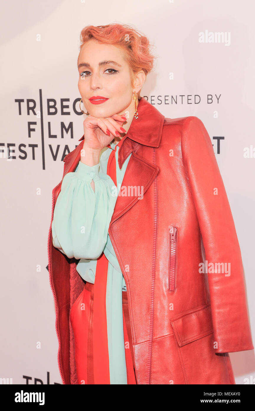 New York, United States. 19th Apr, 2018. Noomi Rapace attends screening ...
