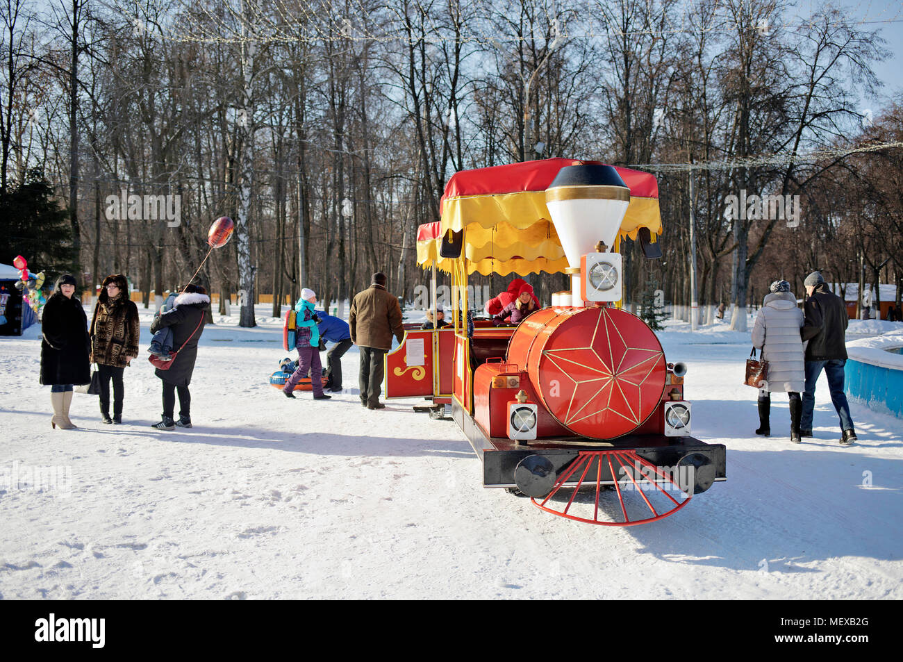 Russia snow train hi-res stock photography and images - Alamy
