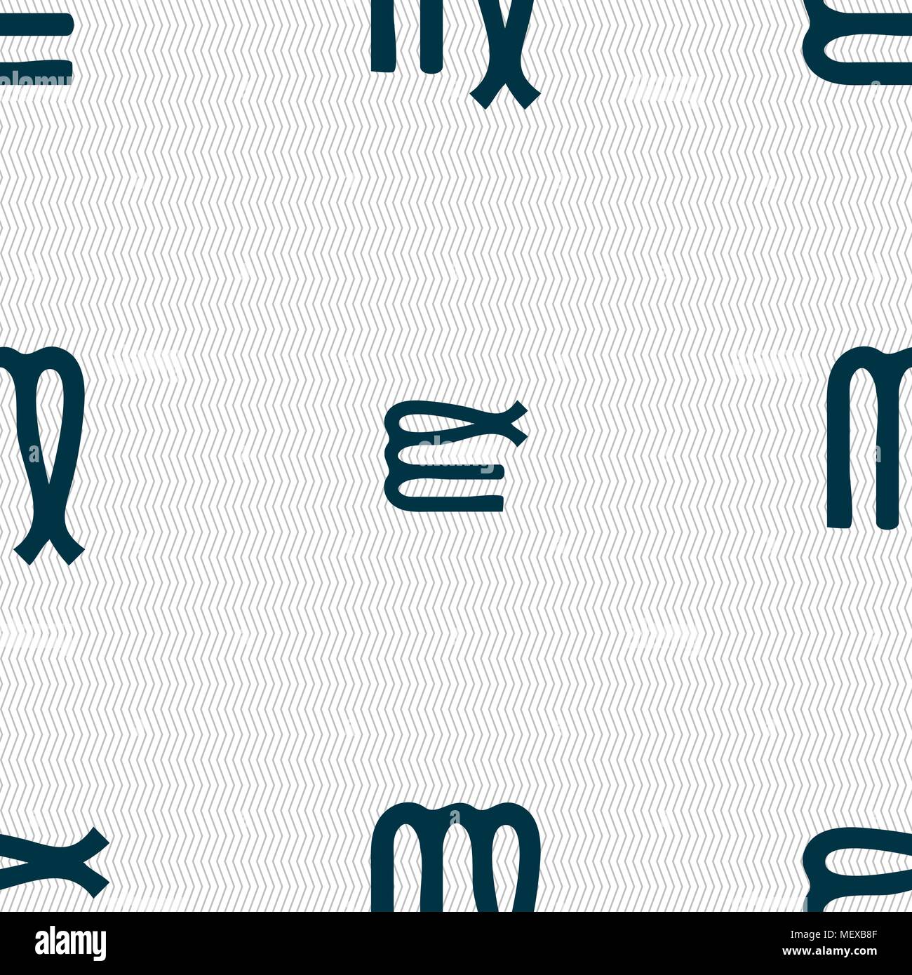 Virgo sign. Seamless pattern with geometric texture. Vector ...