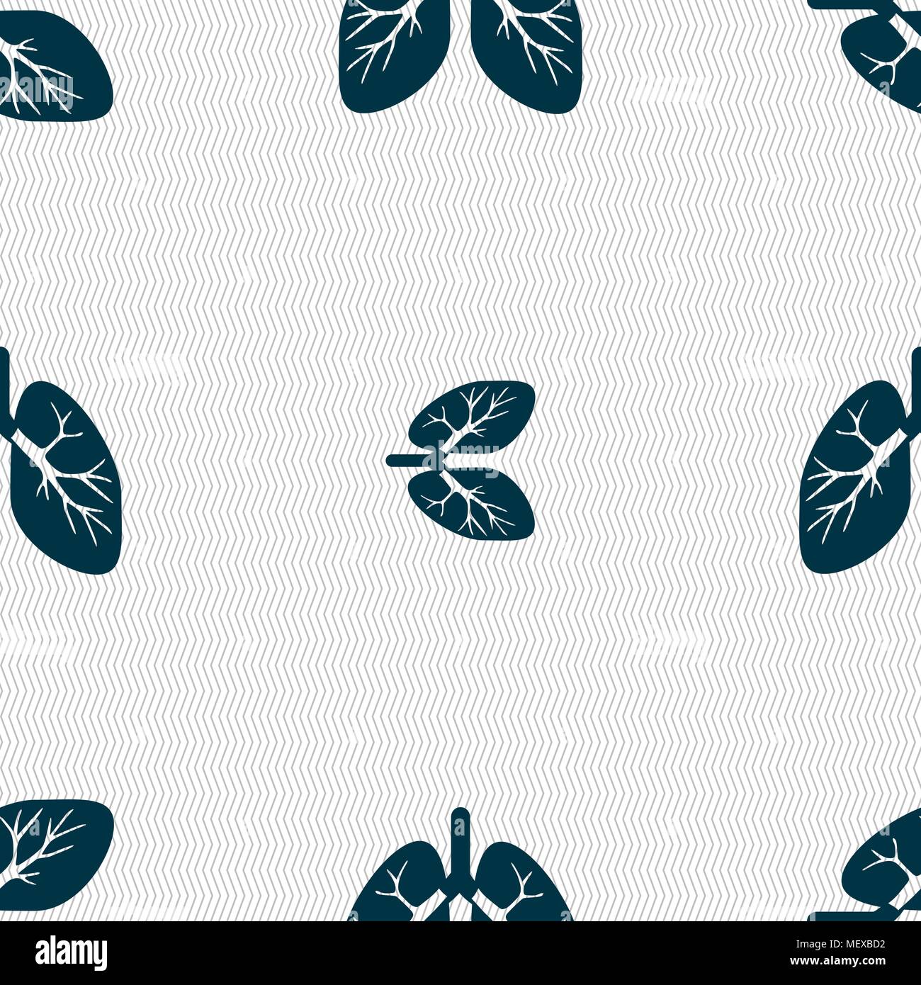 Lungs sign. Seamless pattern with geometric texture. Vector ...