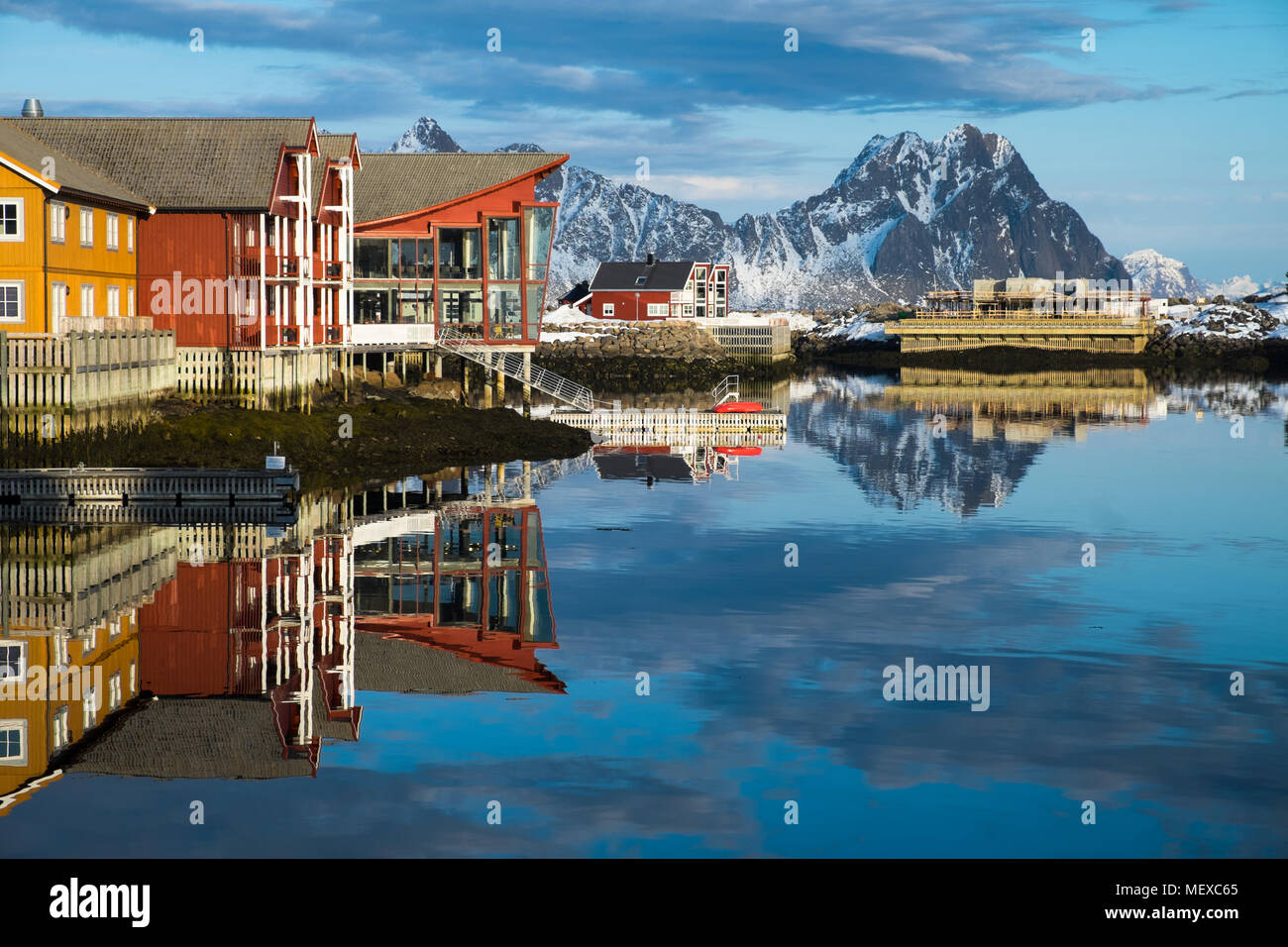 Svolvaer, Lofoten Islands Norway Stock Photo - Alamy