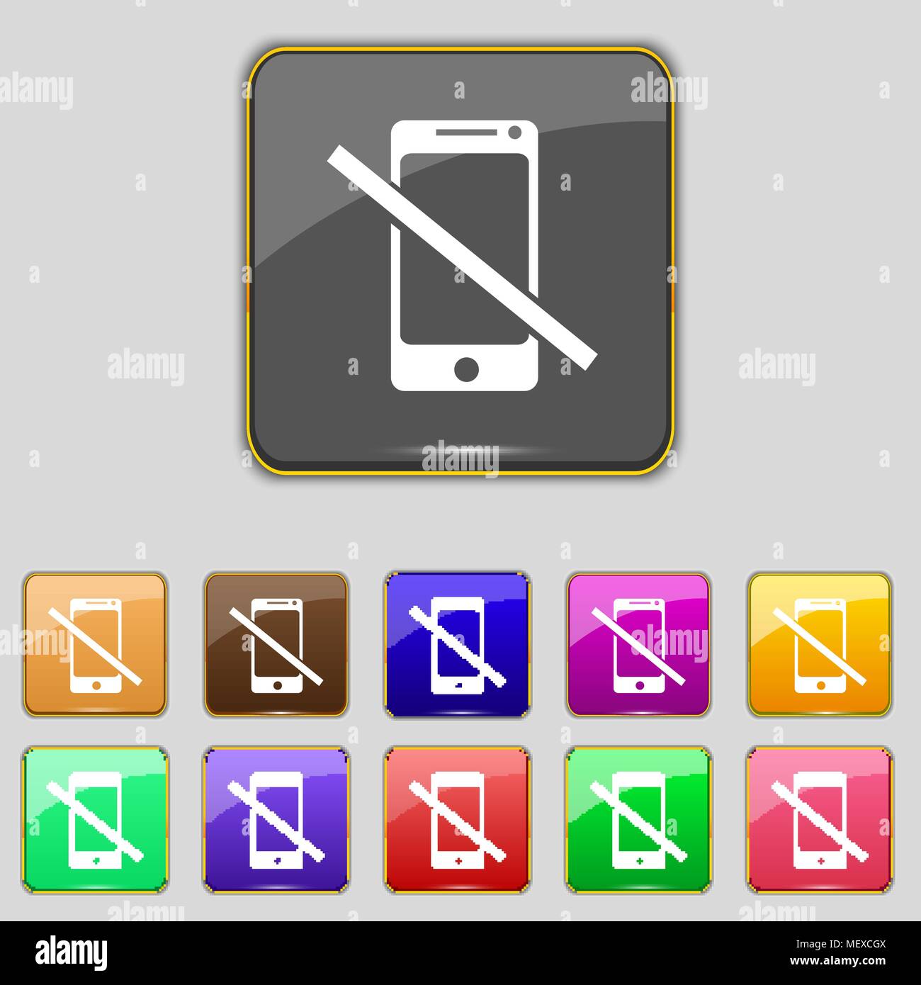 Do not call. Smartphone sign icon. Support symbol. Call center ...