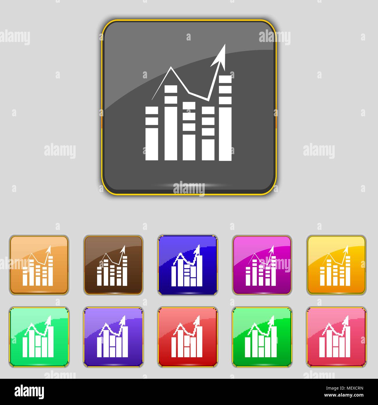 Text file sign icon. Add File document with chart symbol. Accounting ...