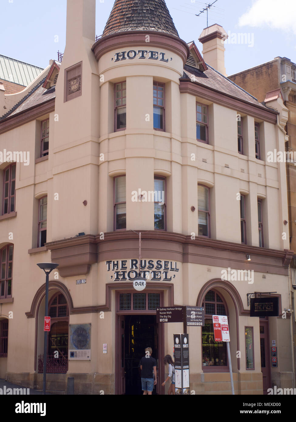 The Russell Hotel In Sydney Stock Photo - Alamy