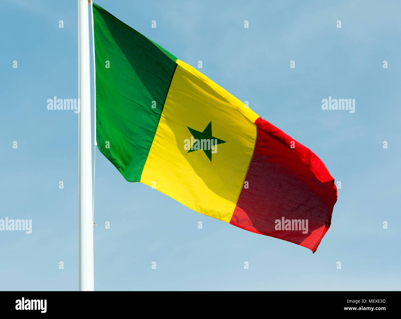 Senegal flag hi-res stock photography and images - Alamy