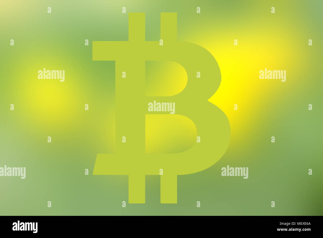 bitcoin cryptocurrency green and yellow texture background Stock Photo ...