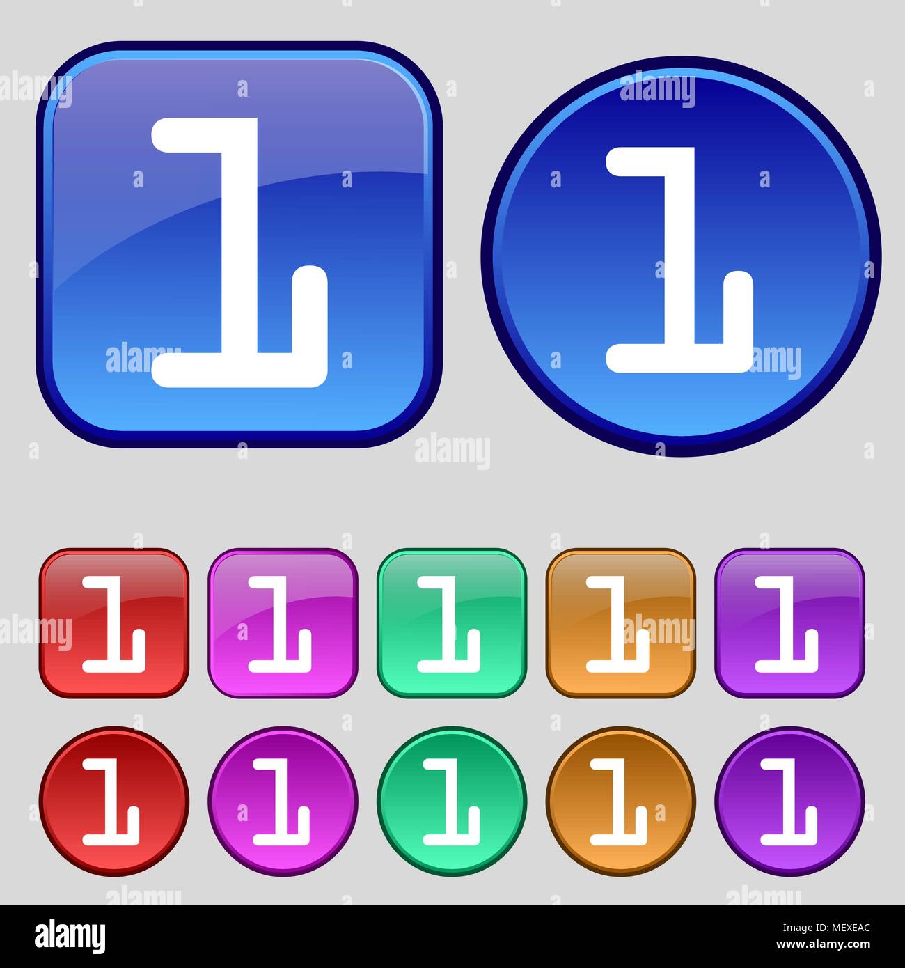 First place award sign. Winner symbol. Step one. Set of coloured ...