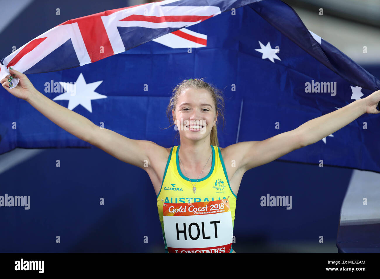 Isis Holt wins 100m t35 Stock Photo - Alamy