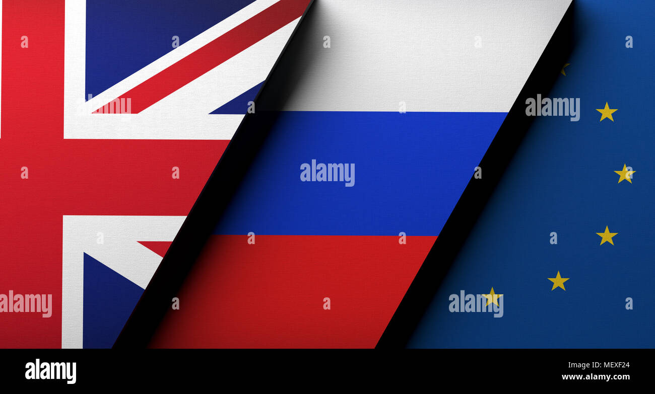 Russia england flag hi-res stock photography and images - Alamy