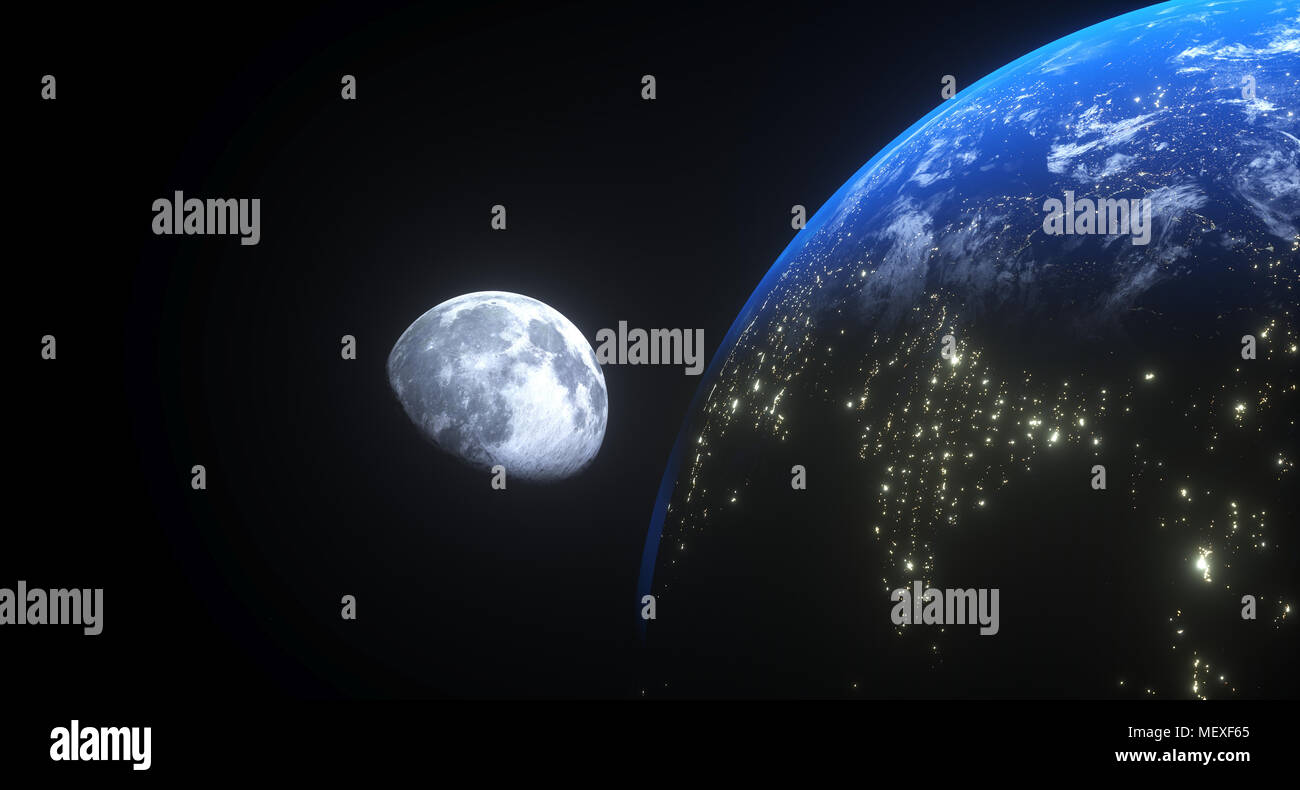 Nasa moon map hi-res stock photography and images - Alamy