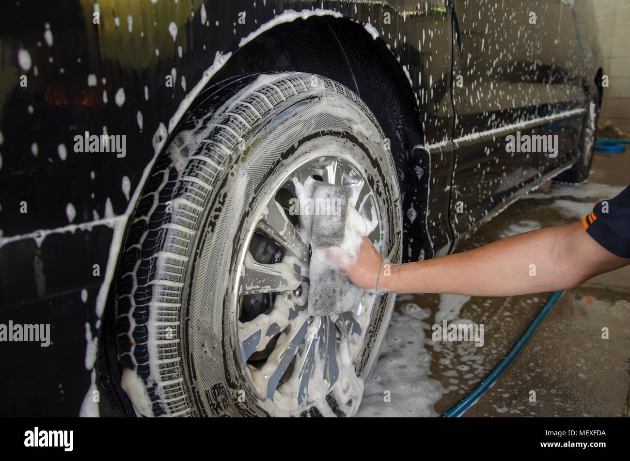 Hand car wash equipment hi-res stock photography and images - Alamy