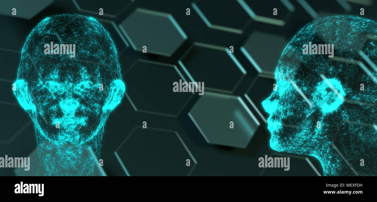 Futuristic human hi-res stock photography and images - Alamy