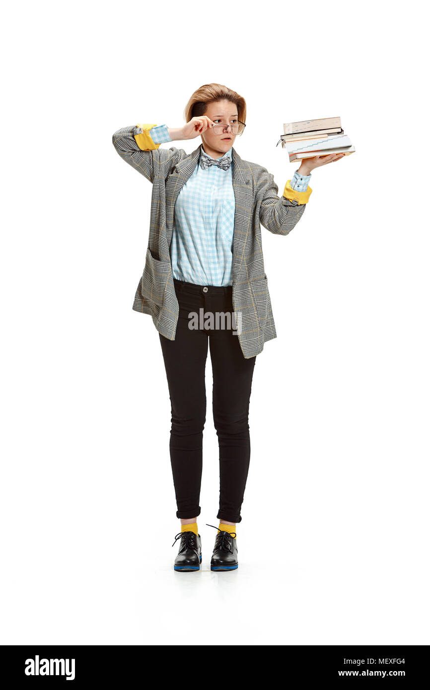 University student sad female hi-res stock photography and images - Alamy