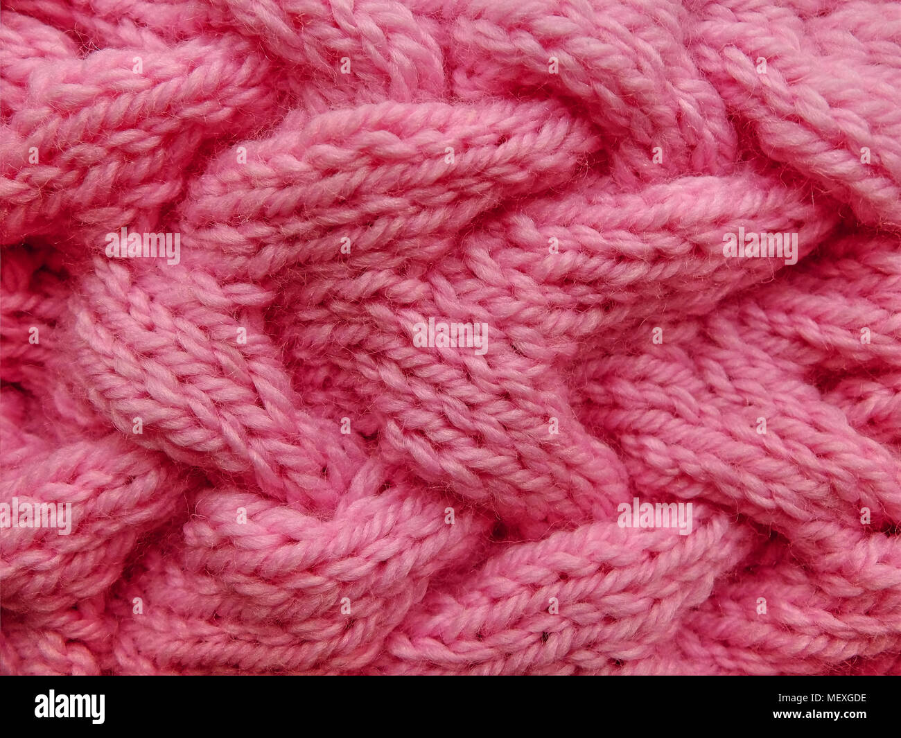 Pink wool detailed texture, background up close Stock Photo - Alamy