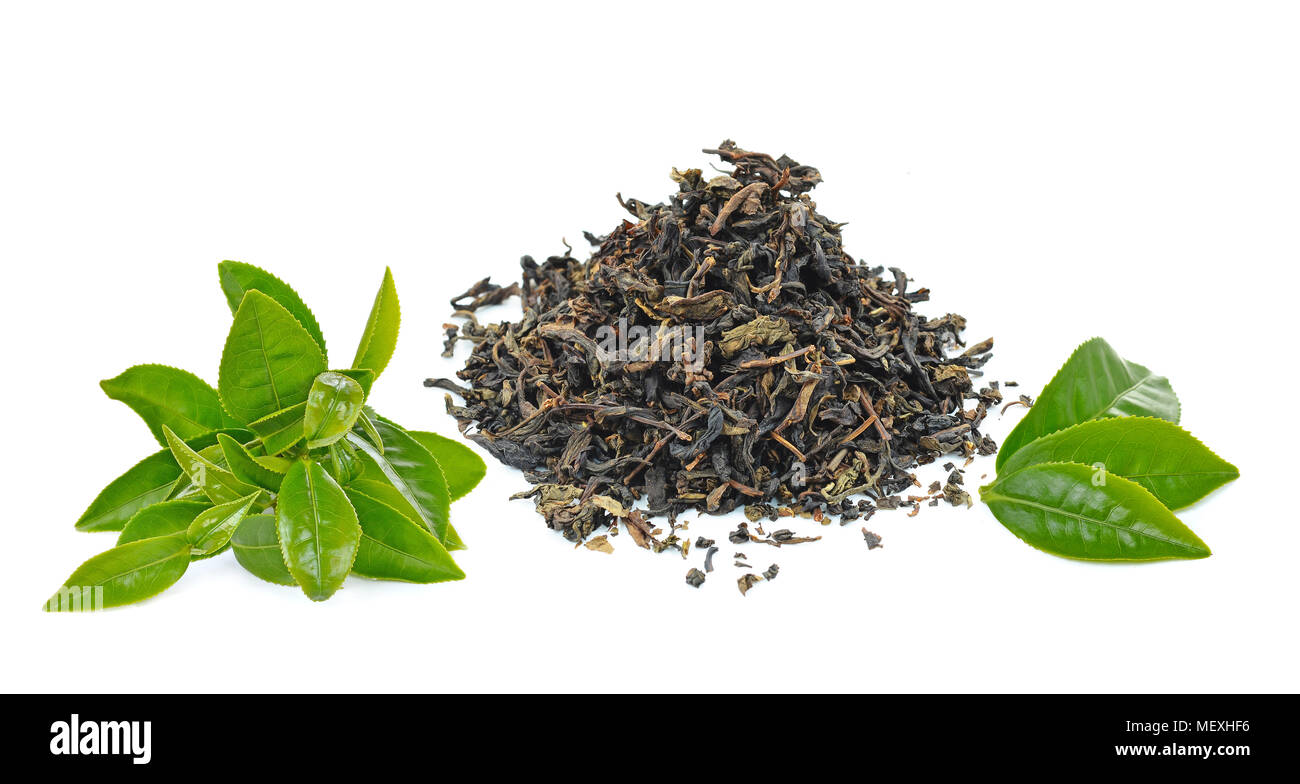 Green tea leaf hi-res stock photography and images - Alamy