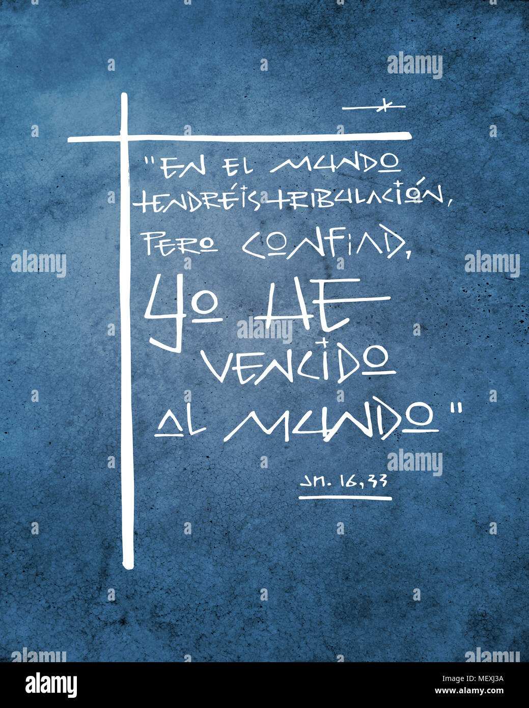 Hand Drawn Illustration Or Drawing Of The Biblic Phrase In Spanish That Means In The World You hand-drawn-illustration-or-drawing-of-the-biblic-phrase-in-spanish-that-means-in-the-world-you