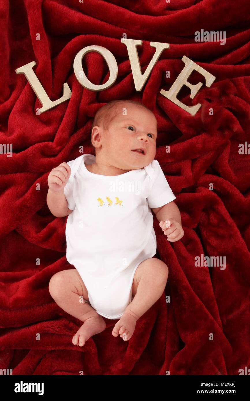 1 week old baby boy hi-res stock photography and images - Alamy