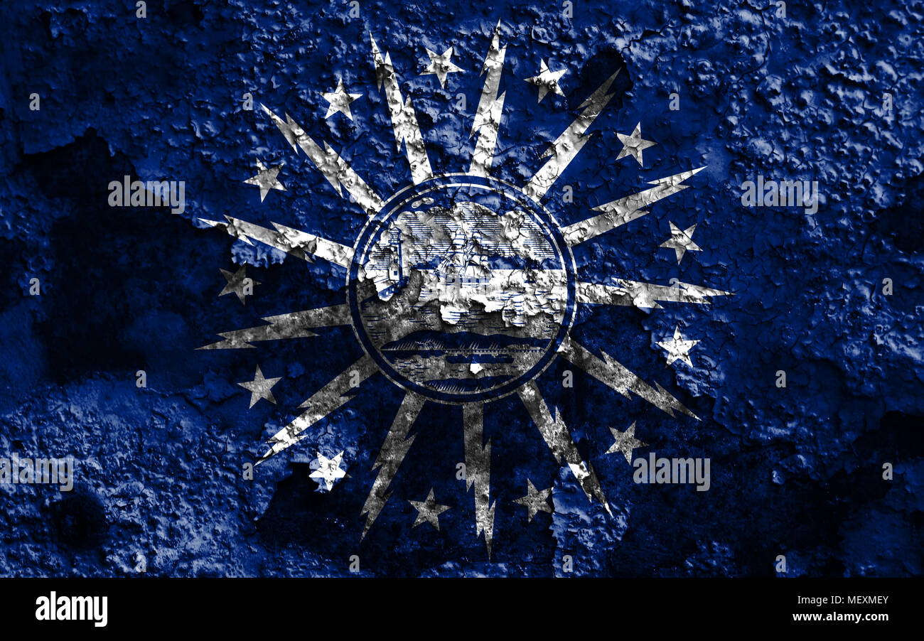 Buffalo city grunge flag, New York State, United States Of America ...