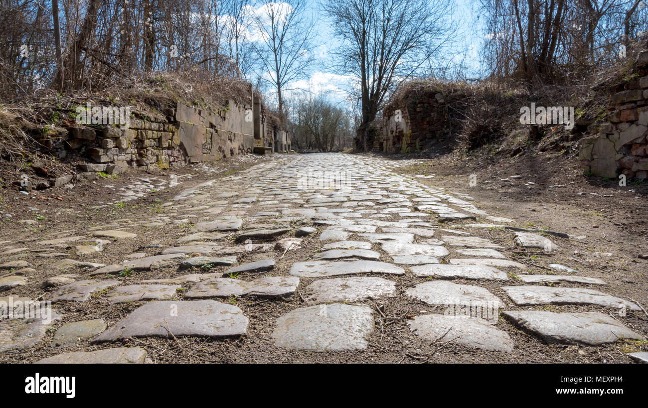 Ghost town of Kustrin, ruins of deserted Prussian town destroyed by the ...