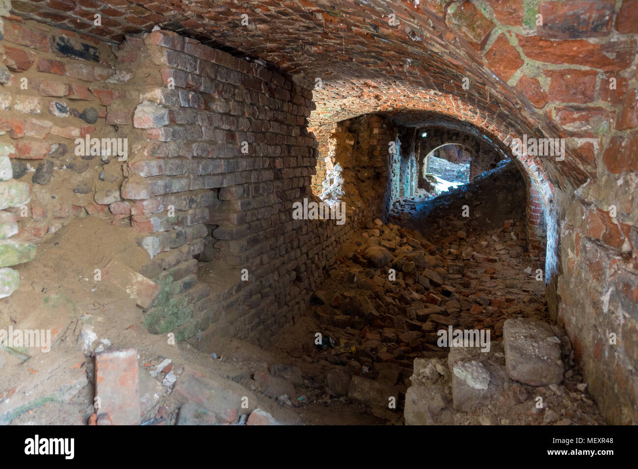 Ghost town of Kustrin, ruins of deserted Prussian town destroyed by the ...