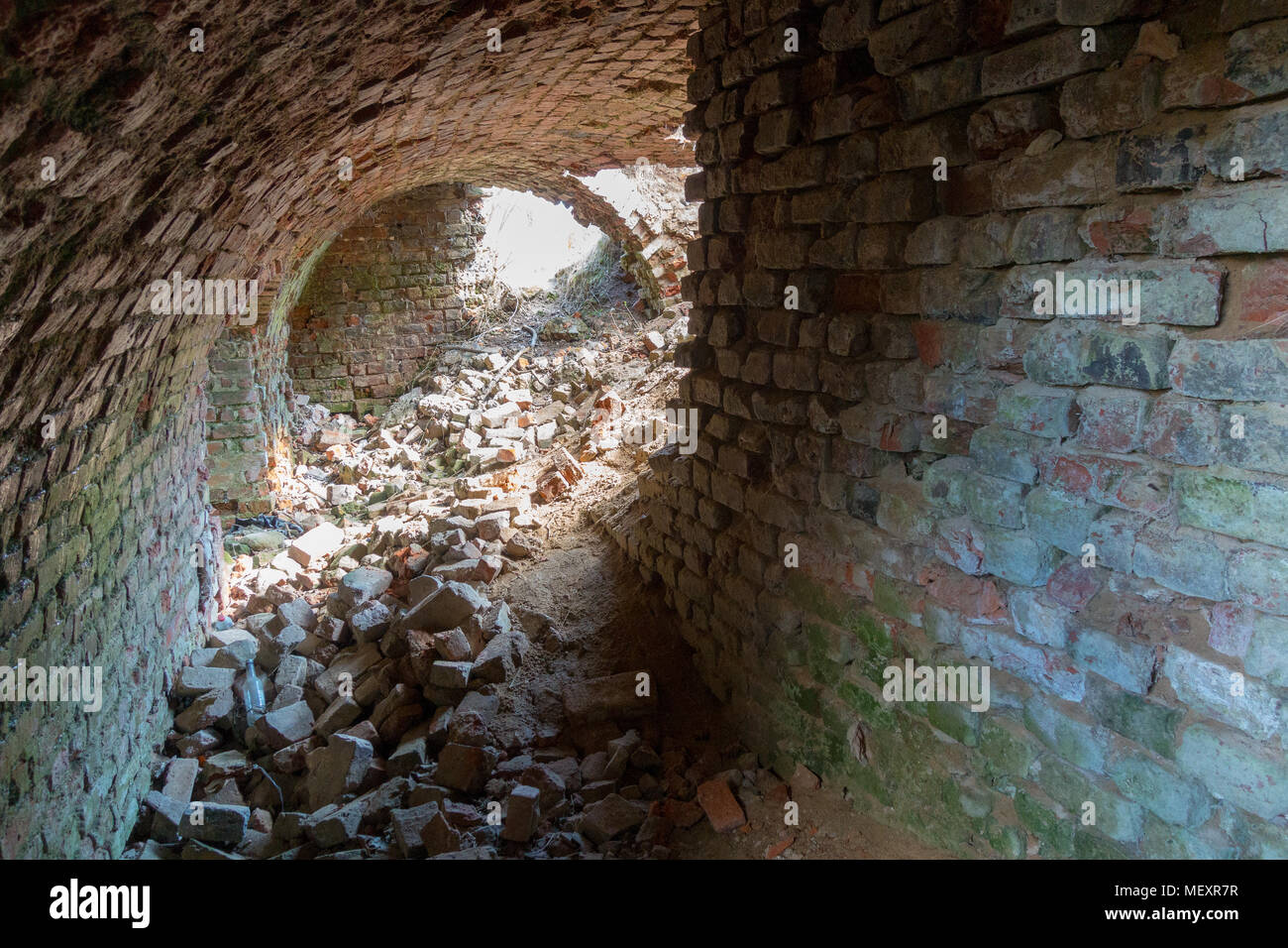 Ghost town of Kustrin, ruins of deserted Prussian town destroyed by the ...