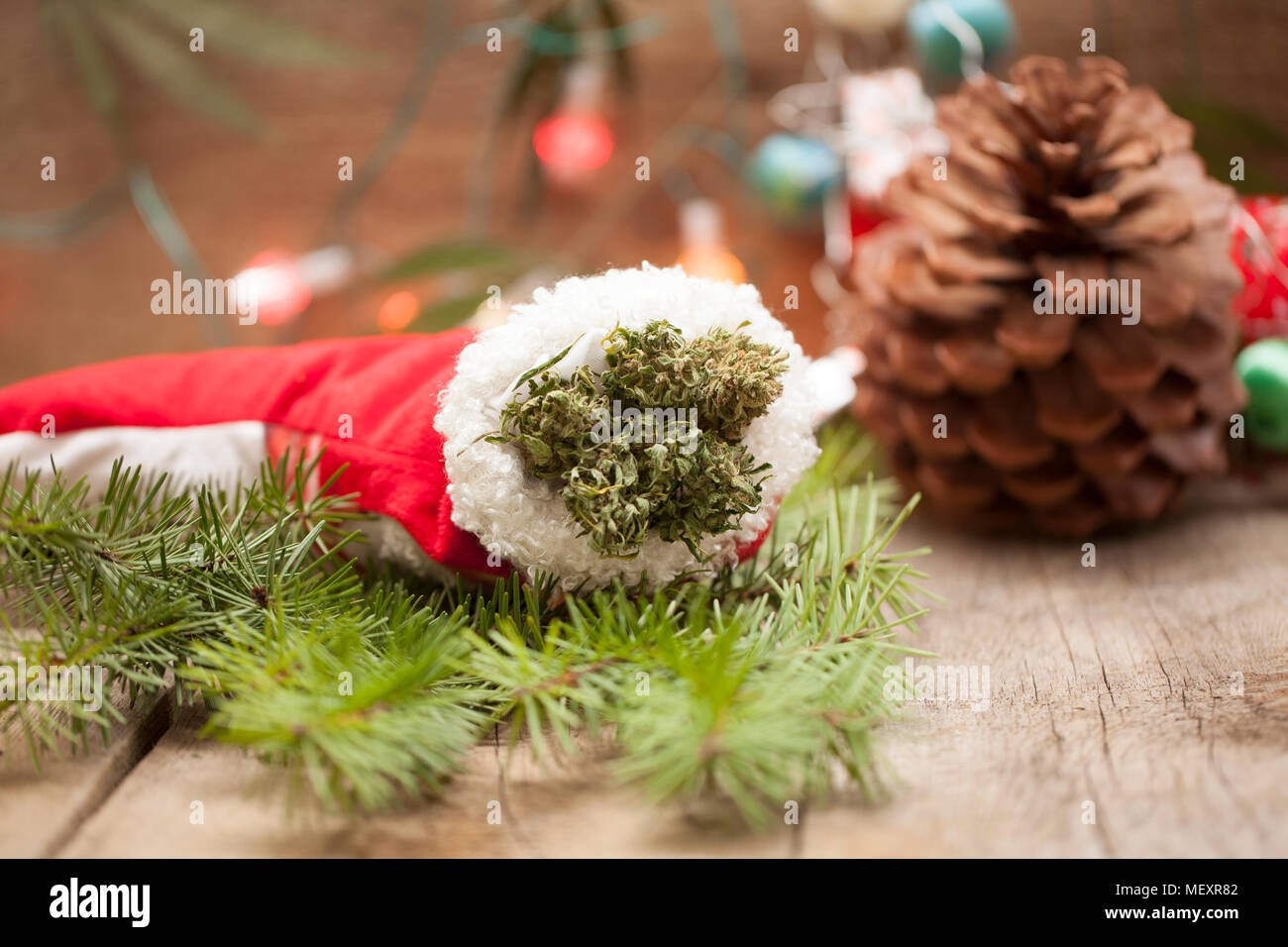 Cannabis christmas hi-res stock photography and images - Alamy