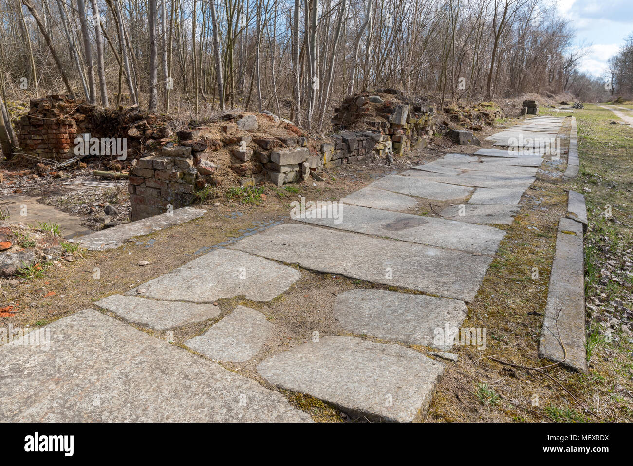 Ghost town of Kustrin, ruins of deserted Prussian town destroyed by the ...