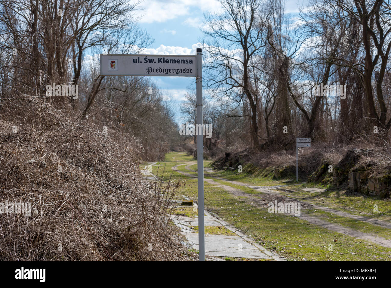 Ghost town of Kustrin, ruins of deserted Prussian town destroyed by the ...