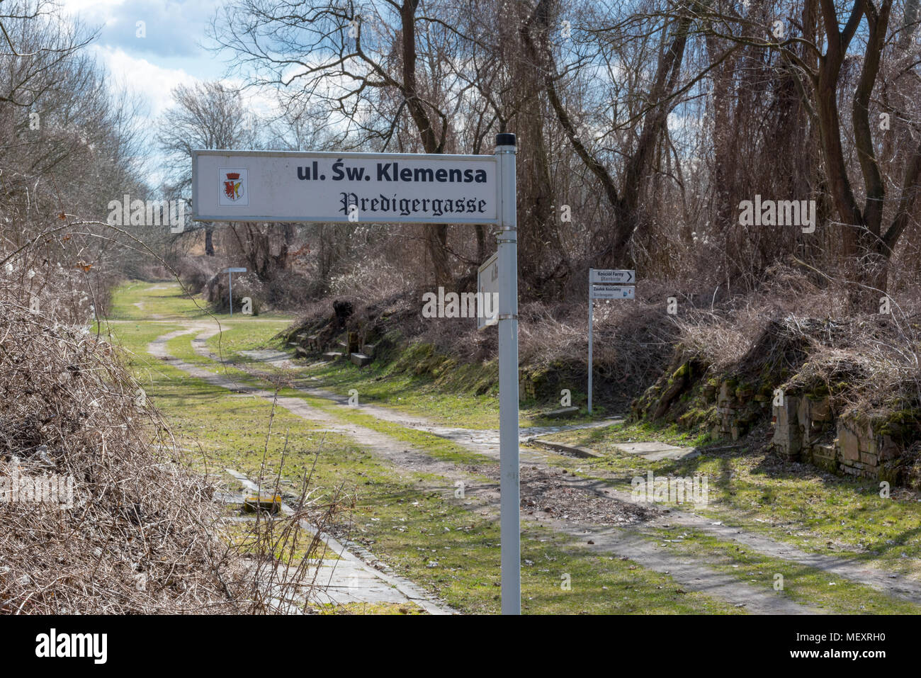 Ghost town of Kustrin, ruins of deserted Prussian town destroyed by the ...