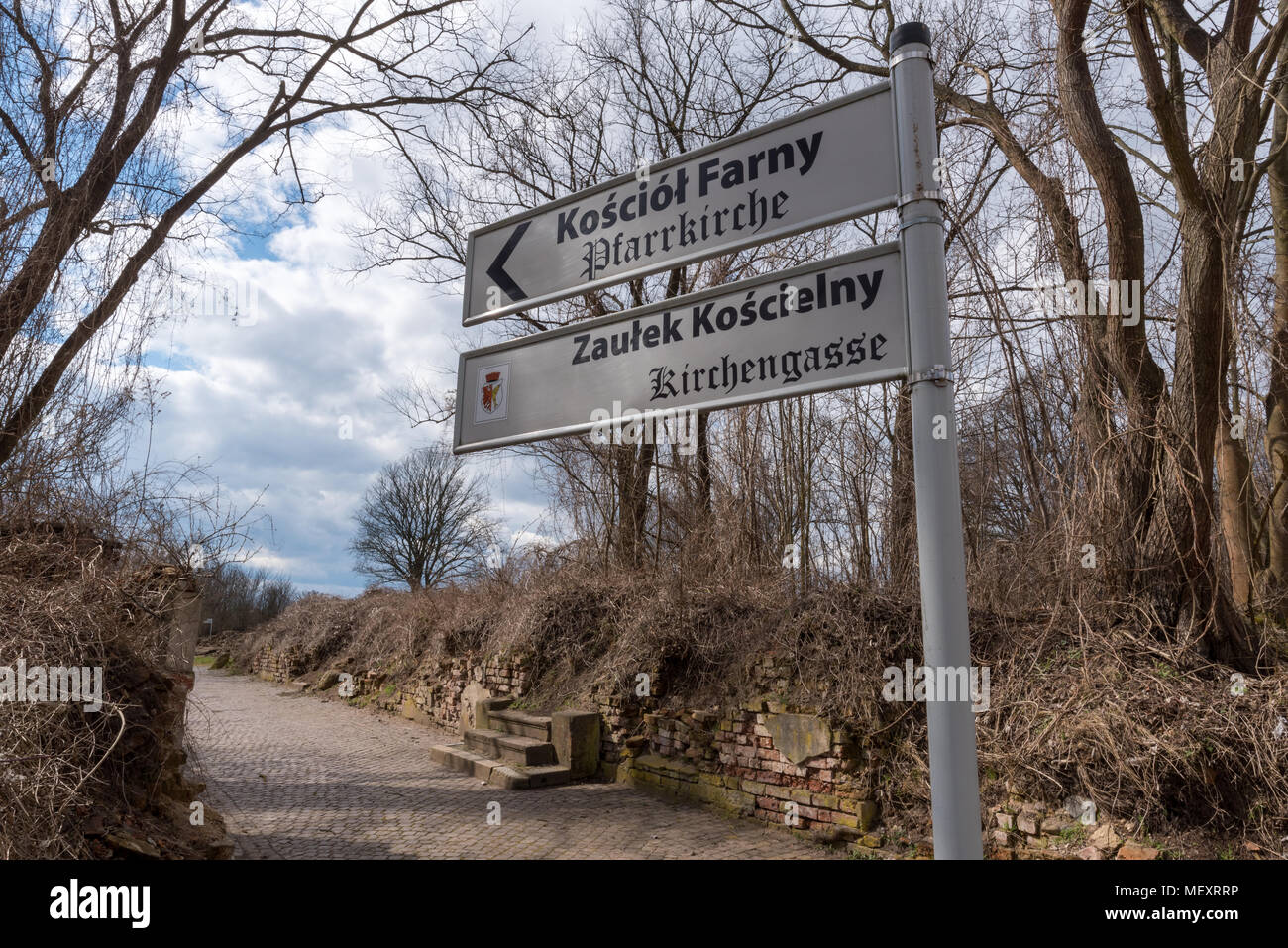 Ghost town of Kustrin, ruins of deserted Prussian town destroyed by the ...