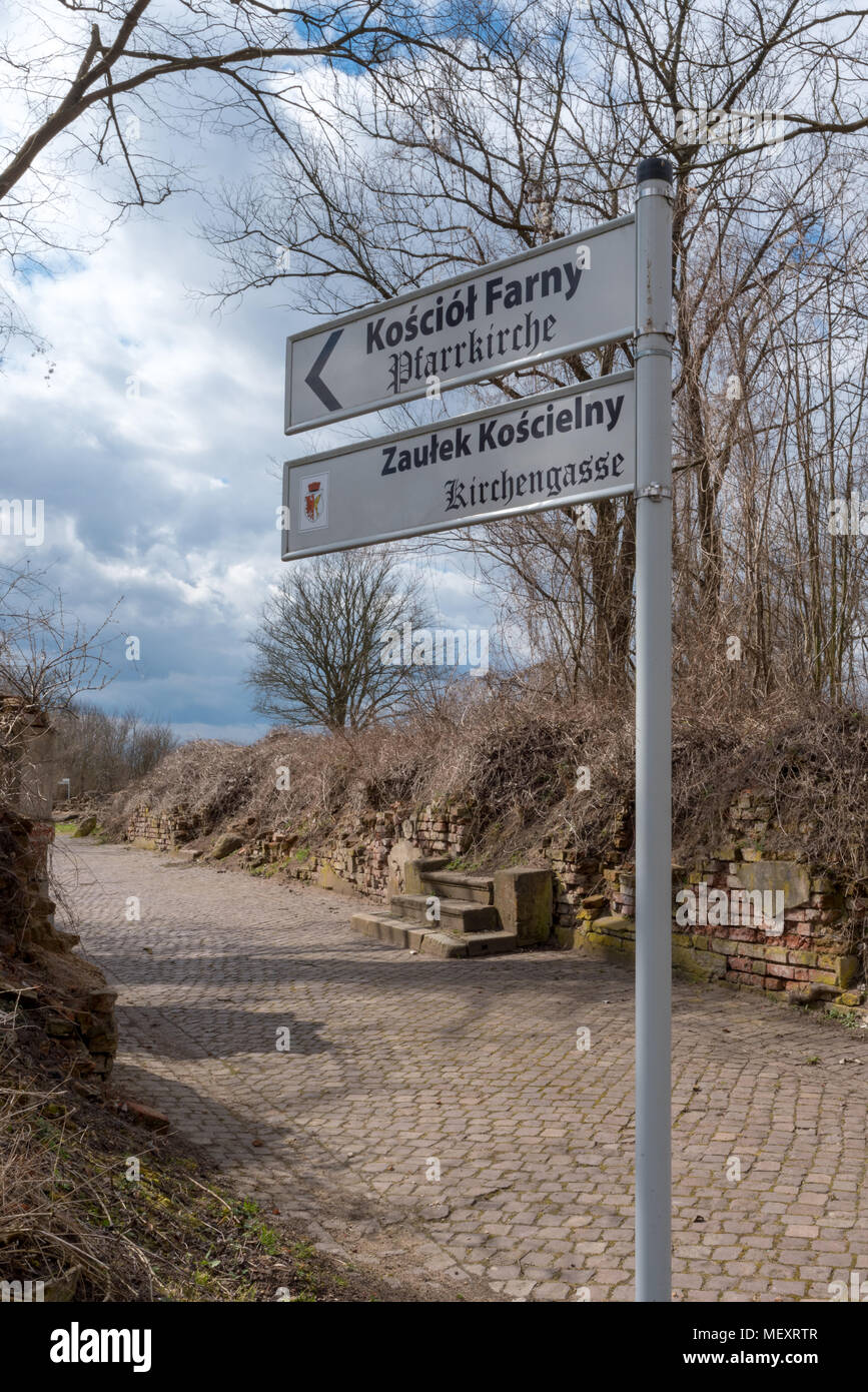 Ghost town of Kustrin, ruins of deserted Prussian town destroyed by the ...