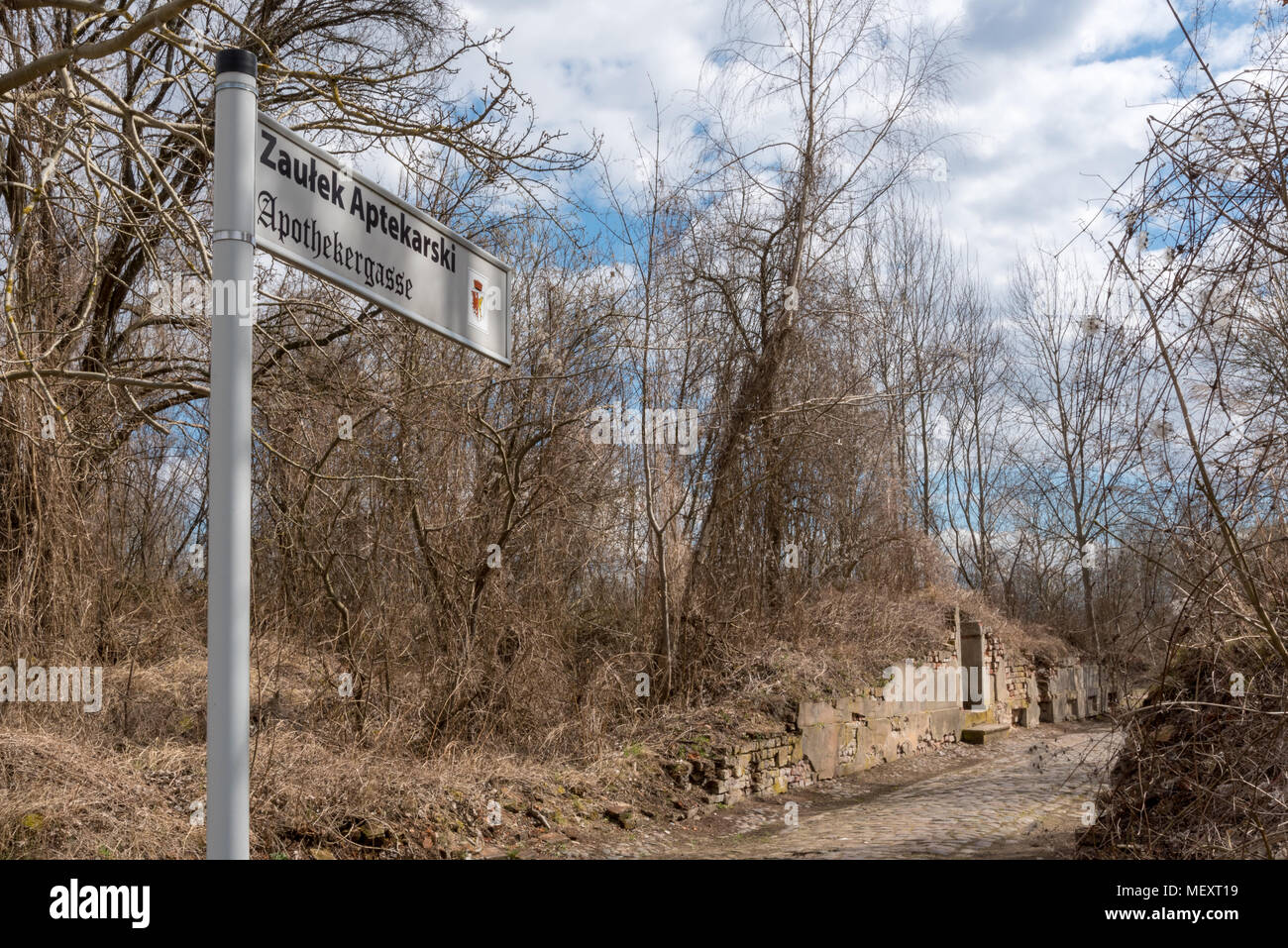 Ghost town of Kustrin, ruins of deserted Prussian town destroyed by the ...
