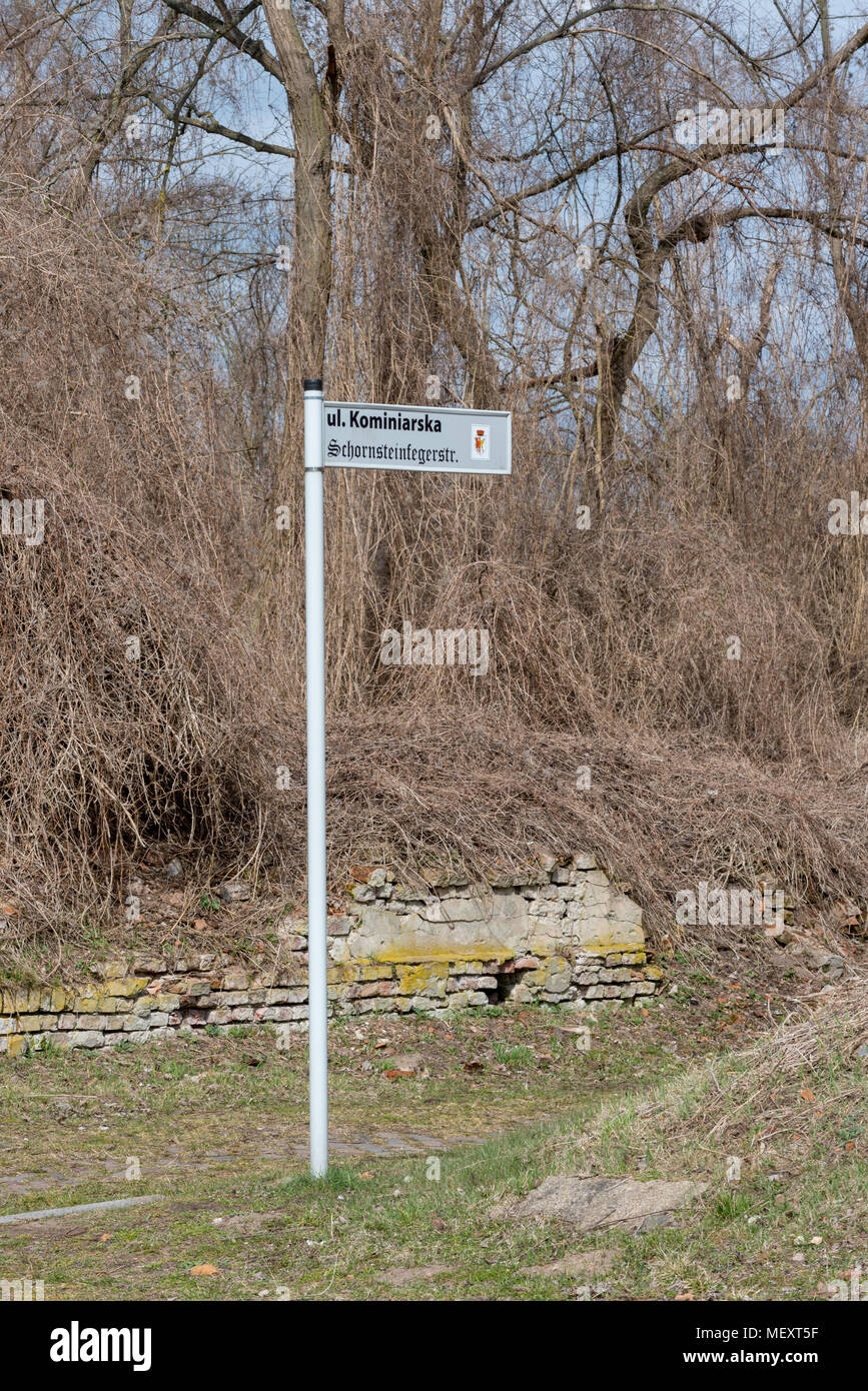 Ghost town of Kustrin, ruins of deserted Prussian town destroyed by the ...