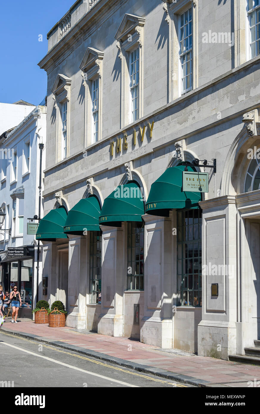 The Ivy in the Lanes restaurant in Ship Street Brighton on the site of ...