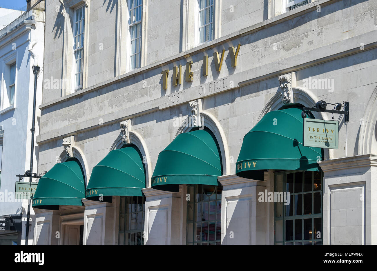 The Ivy in the Lanes restaurant in Ship Street Brighton on the site of ...