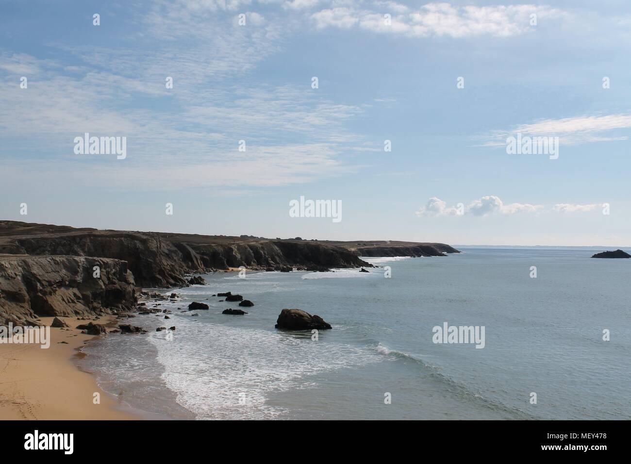 Quiberon peninsula cote sauvage hi-res stock photography and images - Alamy