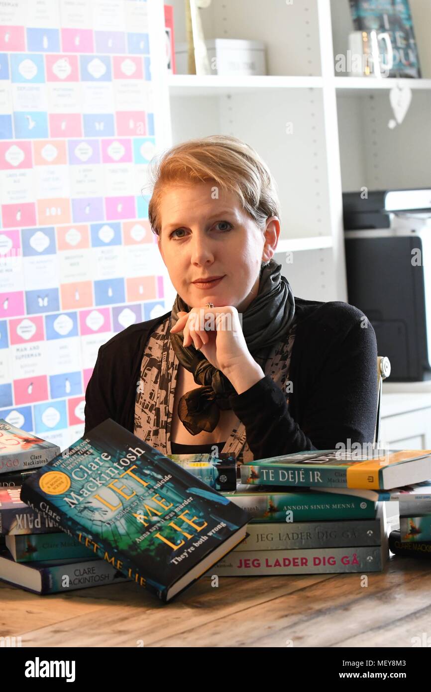 Bestseller auther Clare Mackintosh of Bala, Gwynedd North Wales Stock ...