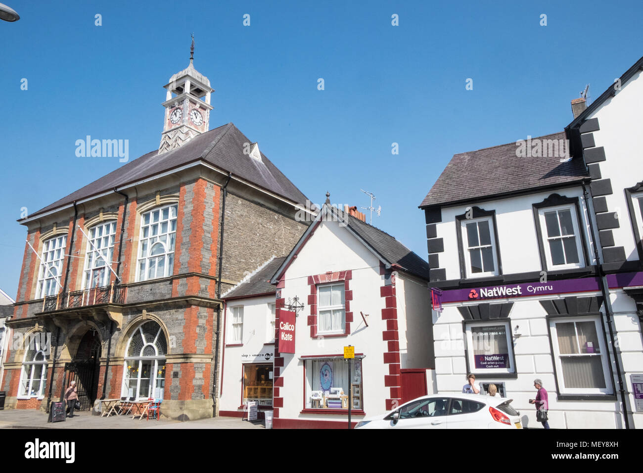 Lampeter town hall hi-res stock photography and images - Alamy