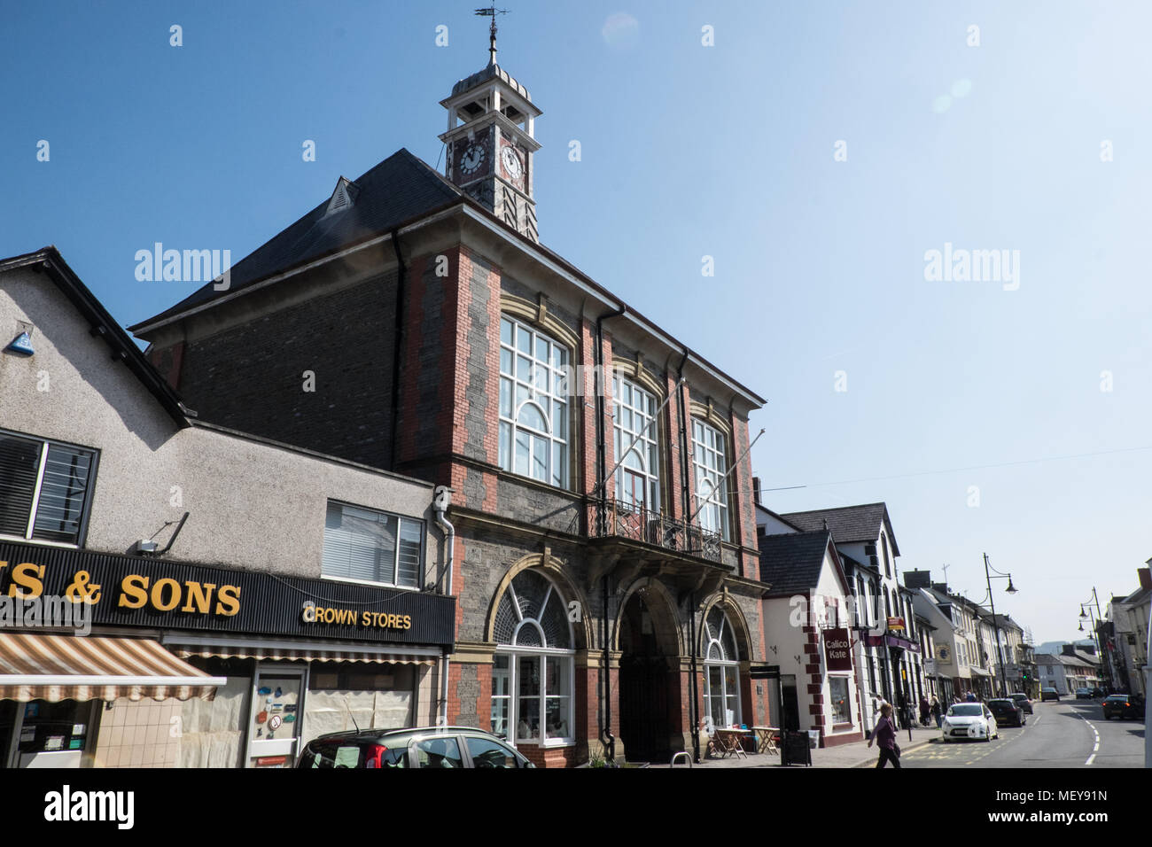 Lampeter town hall hi-res stock photography and images - Alamy