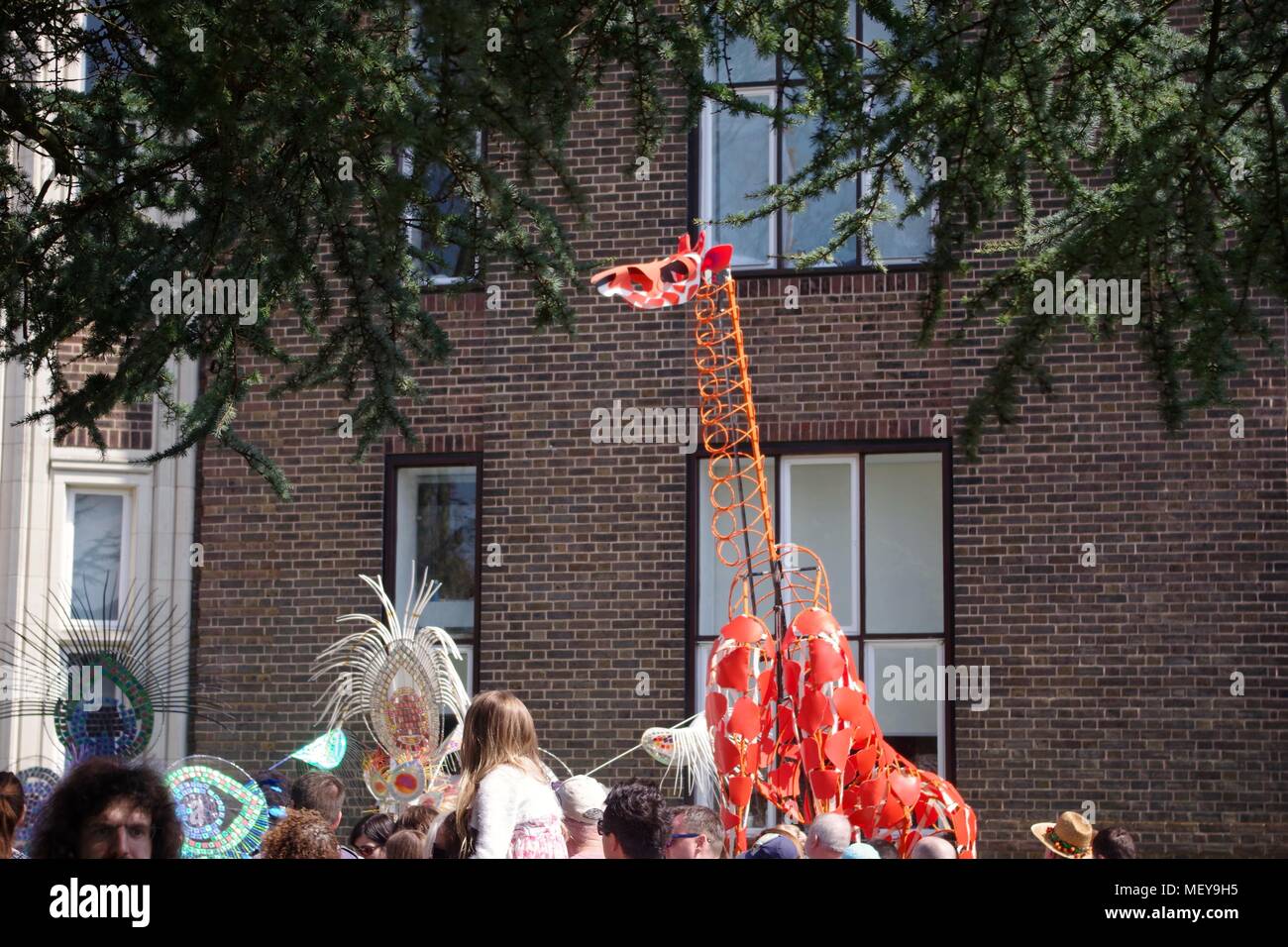 Orange Kinetic Giraffe Puppet at ramm's Carnival of the Animals ...
