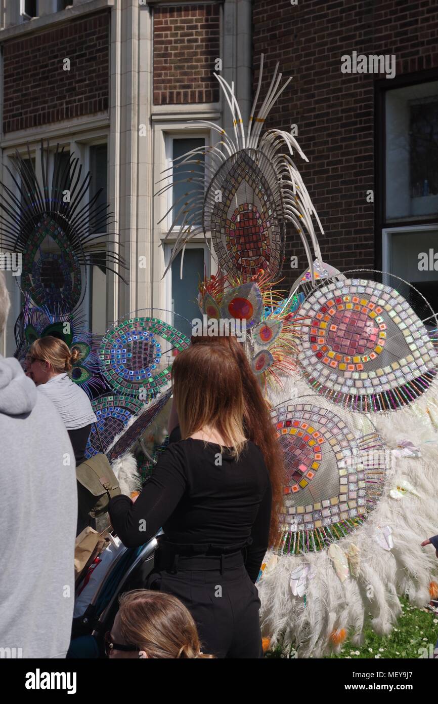 Kinetic Peacock Puppet at ramm's Carnival of the Animals Anniversary ...
