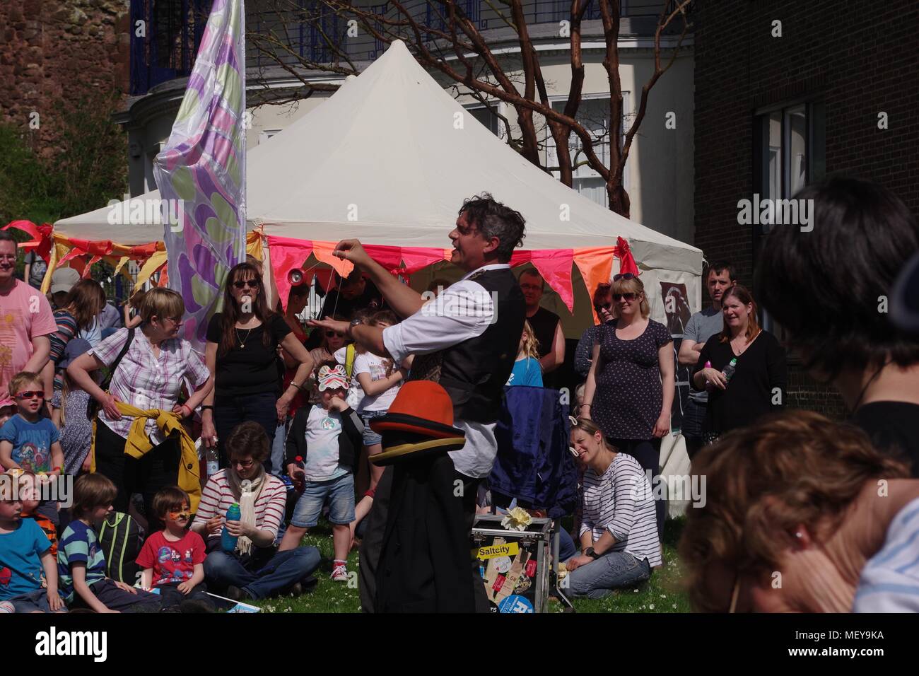 Children's Magician Performing Balancing Ball Tricks in Rougemont ...