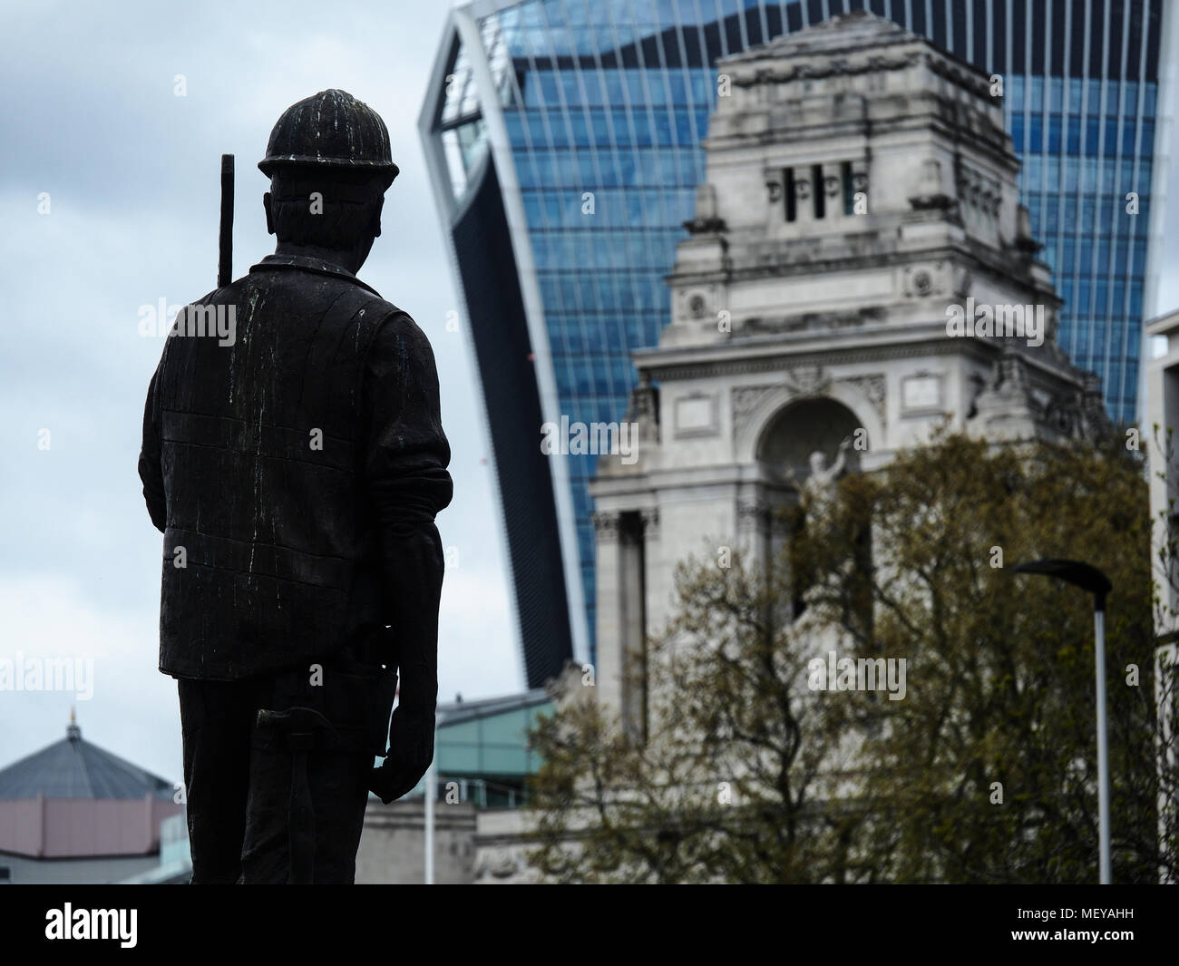 Statue Of Construction Worker High Resolution Stock Photography and ...
