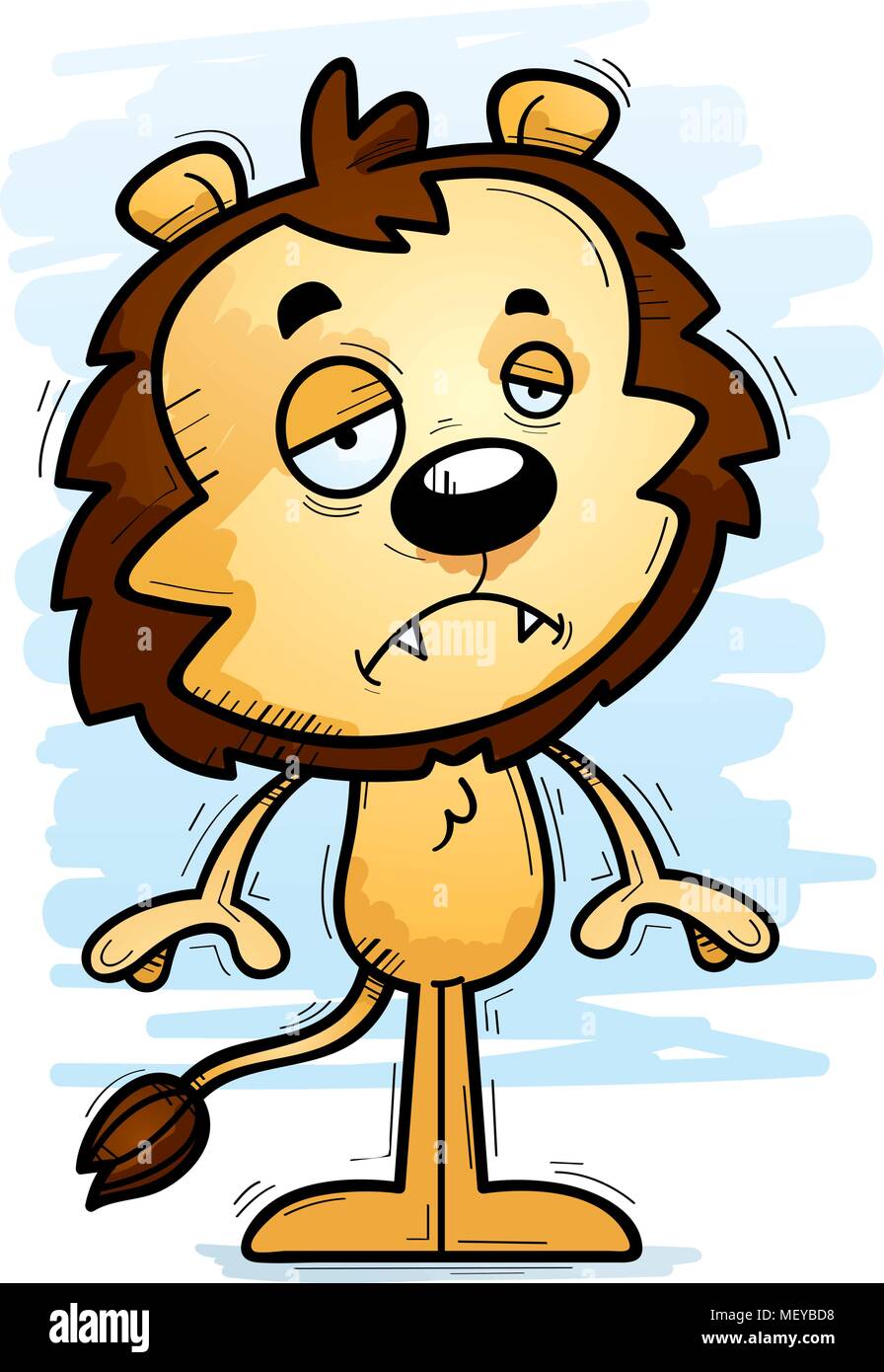 Sad looking male lion hi-res stock photography and images - Alamy