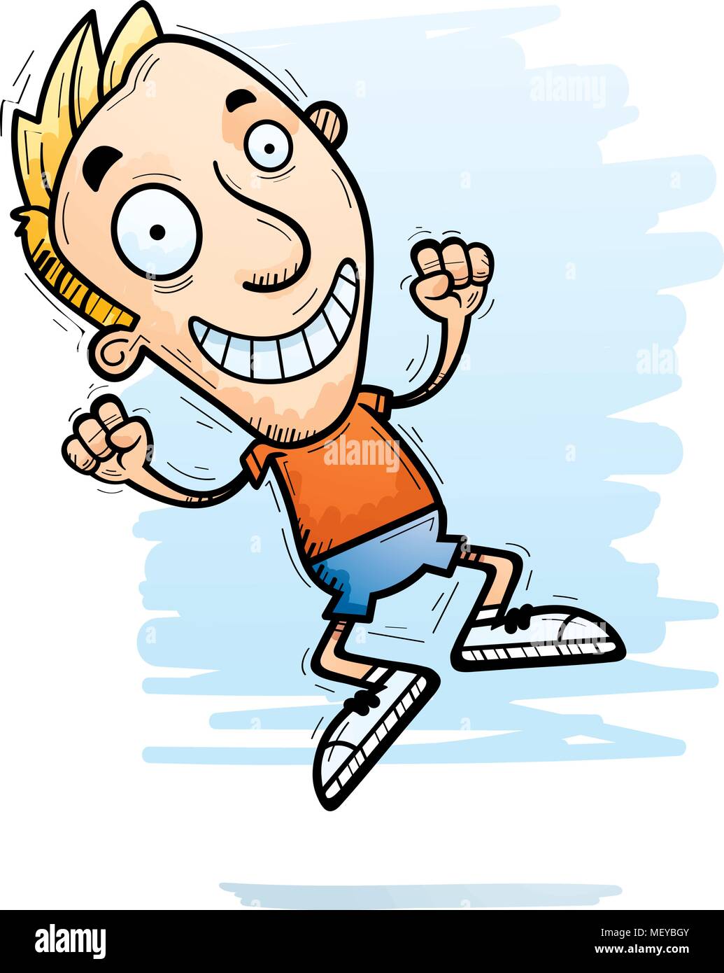Man jumping Stock Vector Images - Alamy