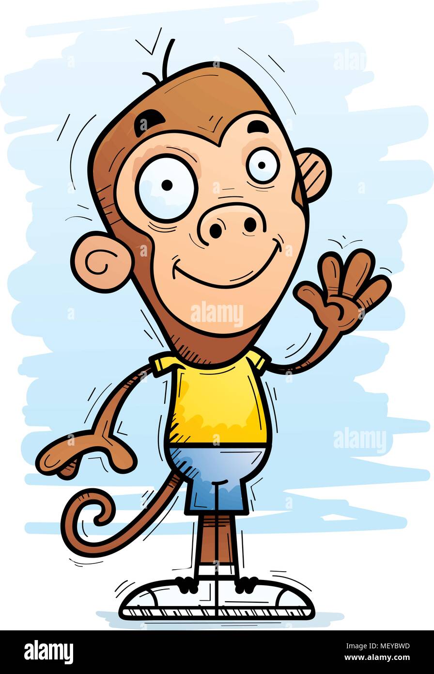 Waving monkey hi-res stock photography and images - Alamy
