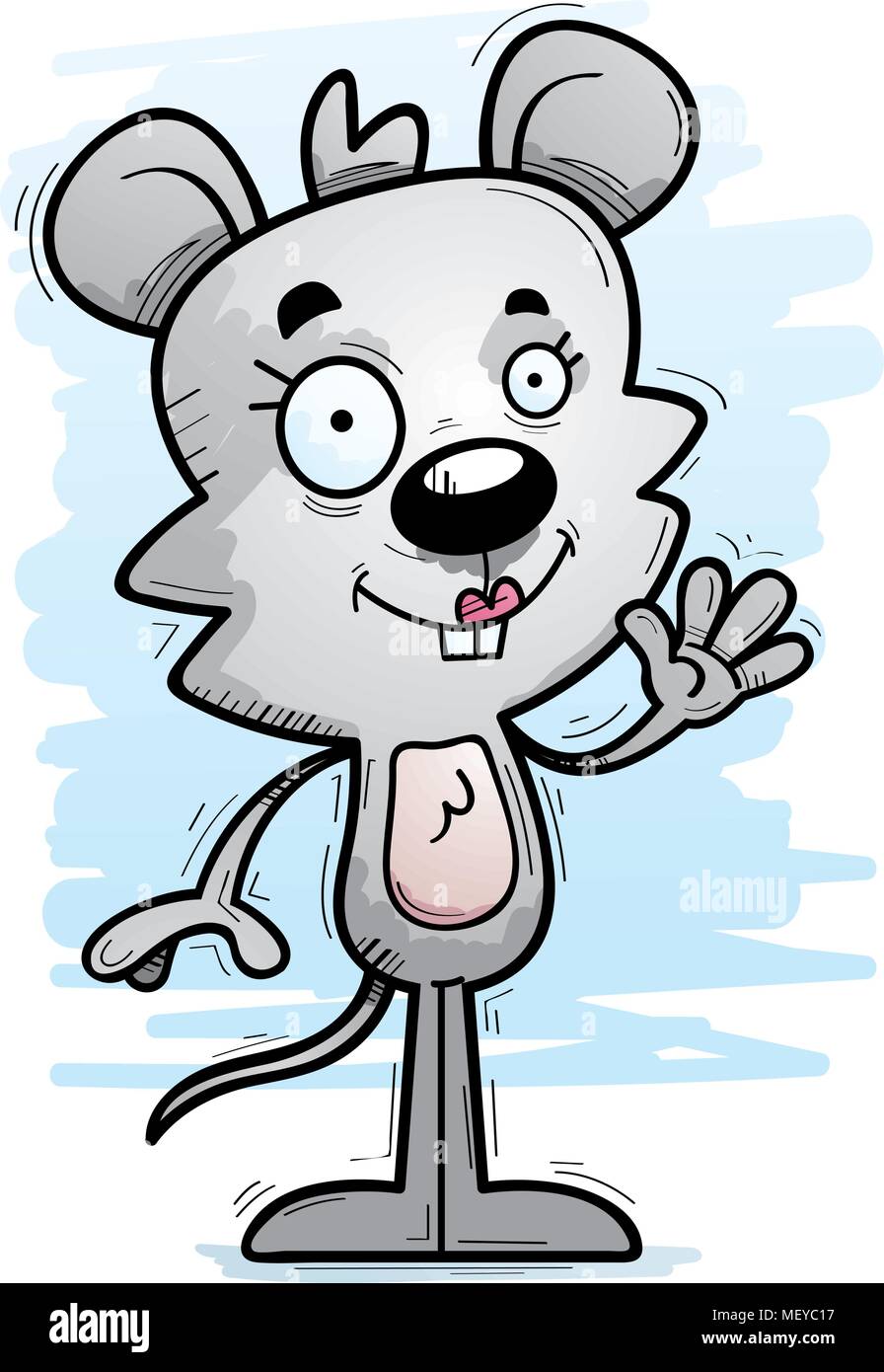 Cartoon waving mouse hi-res stock photography and images - Alamy