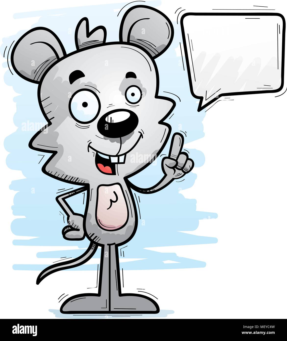 A cartoon illustration of a male mouse talking Stock Vector Image & Art ...