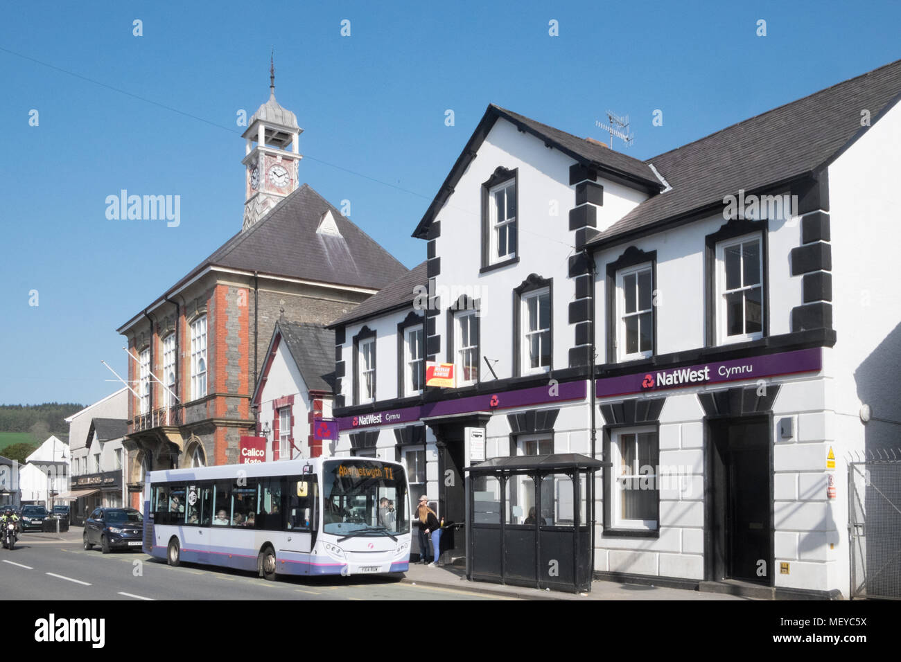 Lampeter town hall hi-res stock photography and images - Alamy